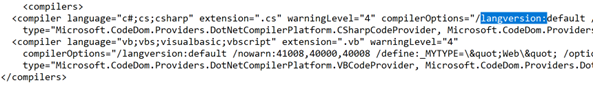 How to fix compile CS8401 error “please use language version '8.0' or ...